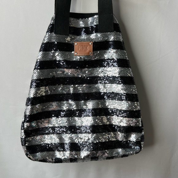 PINK Victoria's Secret | Bags | Victorias Secret Pink Black And White ...